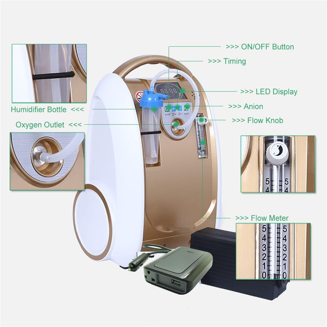 5L Portable Oxygen Concentrator B1